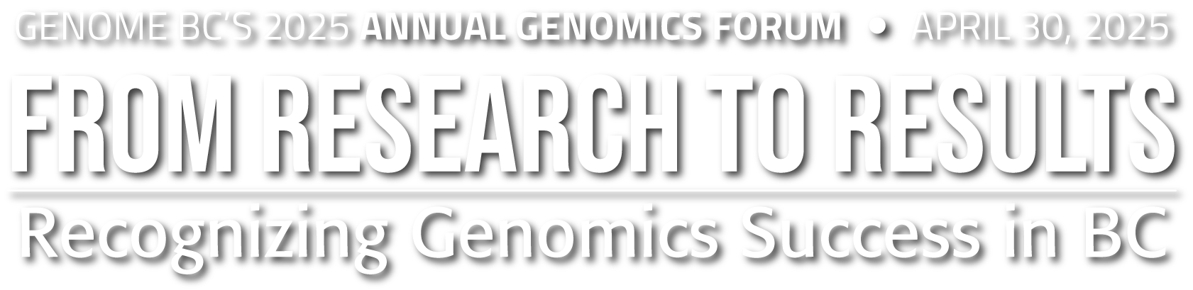 Genome BC - Genomics, health science, proteomics